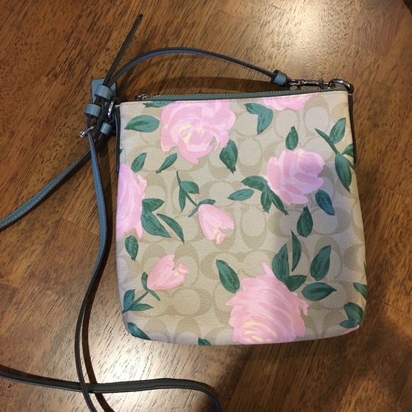 Coach | Bags | New Vintage Style Coach Roses Cross Body Bag | Poshmark